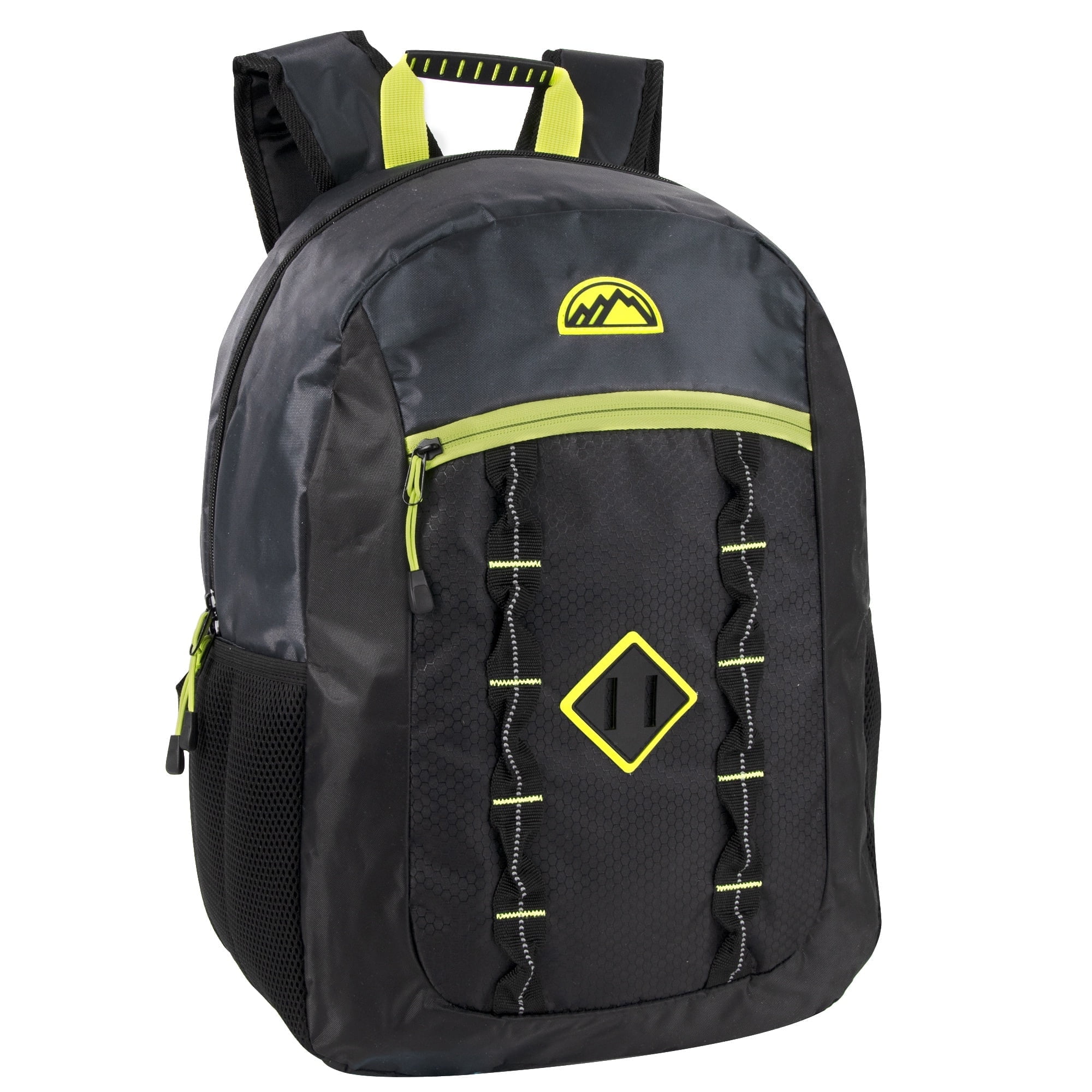 Mountain Edge 17 Inch Backpack with Dual Zipper Closure, Side Mesh ...