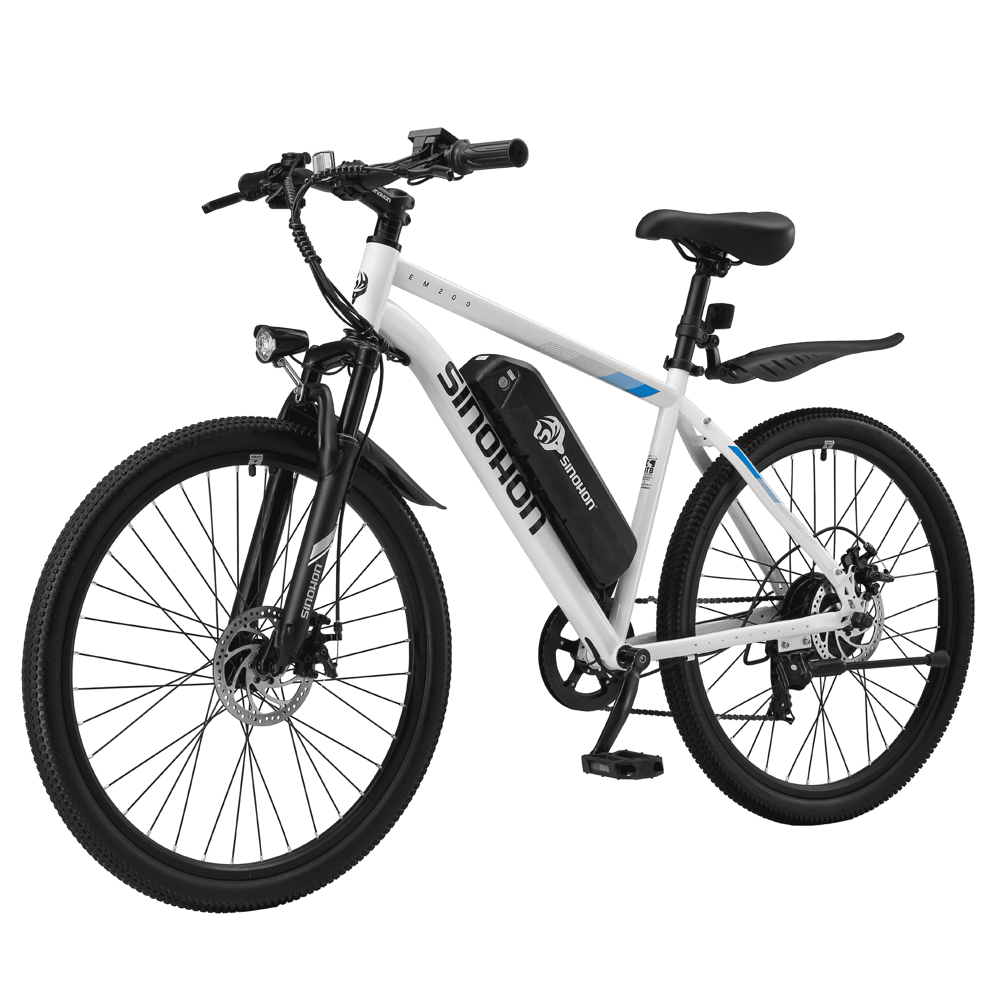 Mountain Electric Bike Adults 500W Peak Motor 26'' Tires Front ...