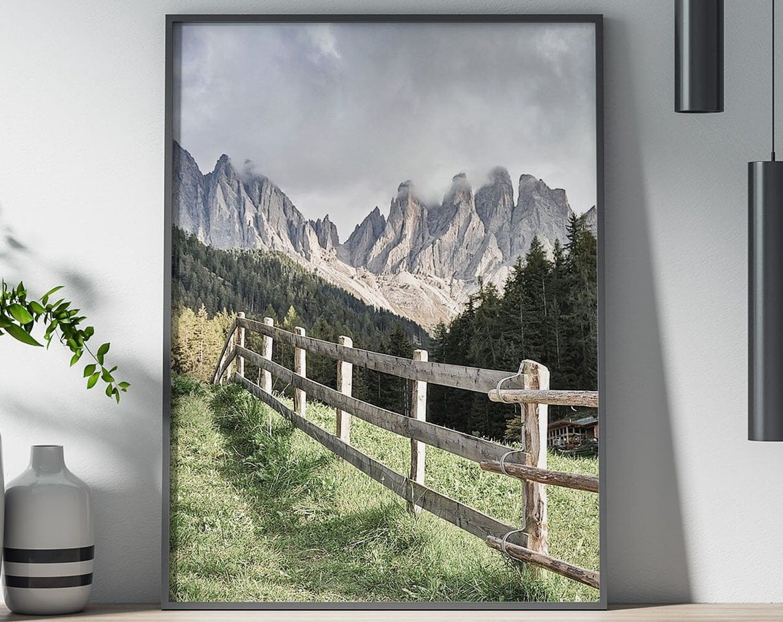 Mountain Epic View Poster, Poster, Poster Print, Wall Decor, Mountain ...