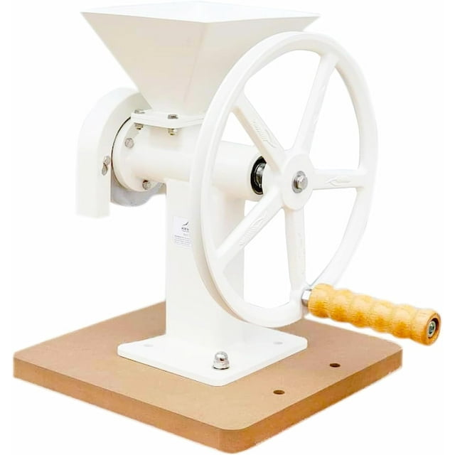 Mountain Essentials Manual Hand Grain Mill With Steel Disc, High Hopper ...