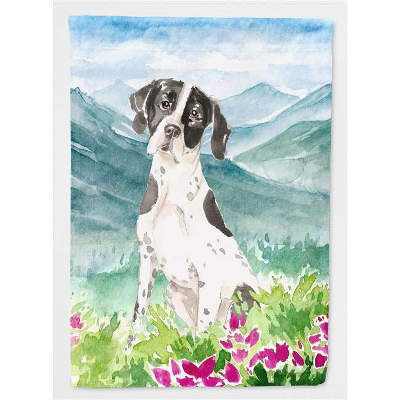 Mountain Flowers English Pointer Garden Size Flag - Walmart.com