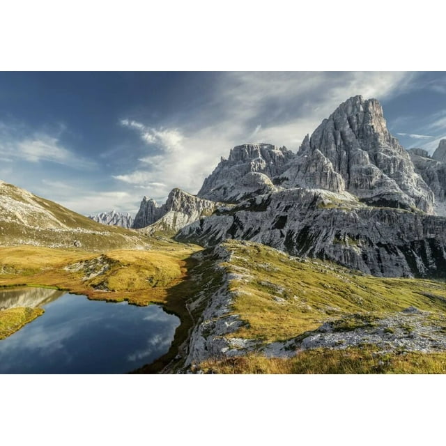 Mountain Forest Lake Photography Backdrop Banff National Park Canadian ...