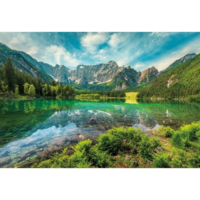 Mountain Forest Lake Photography Backdrop Banff National Park Canadian ...