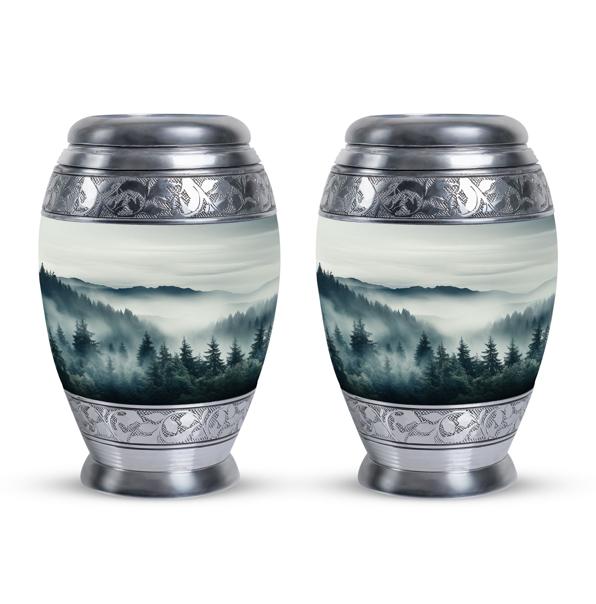 Mountain Forest Urns For Ashes, Burial Urns For Adult Human Ashes ...