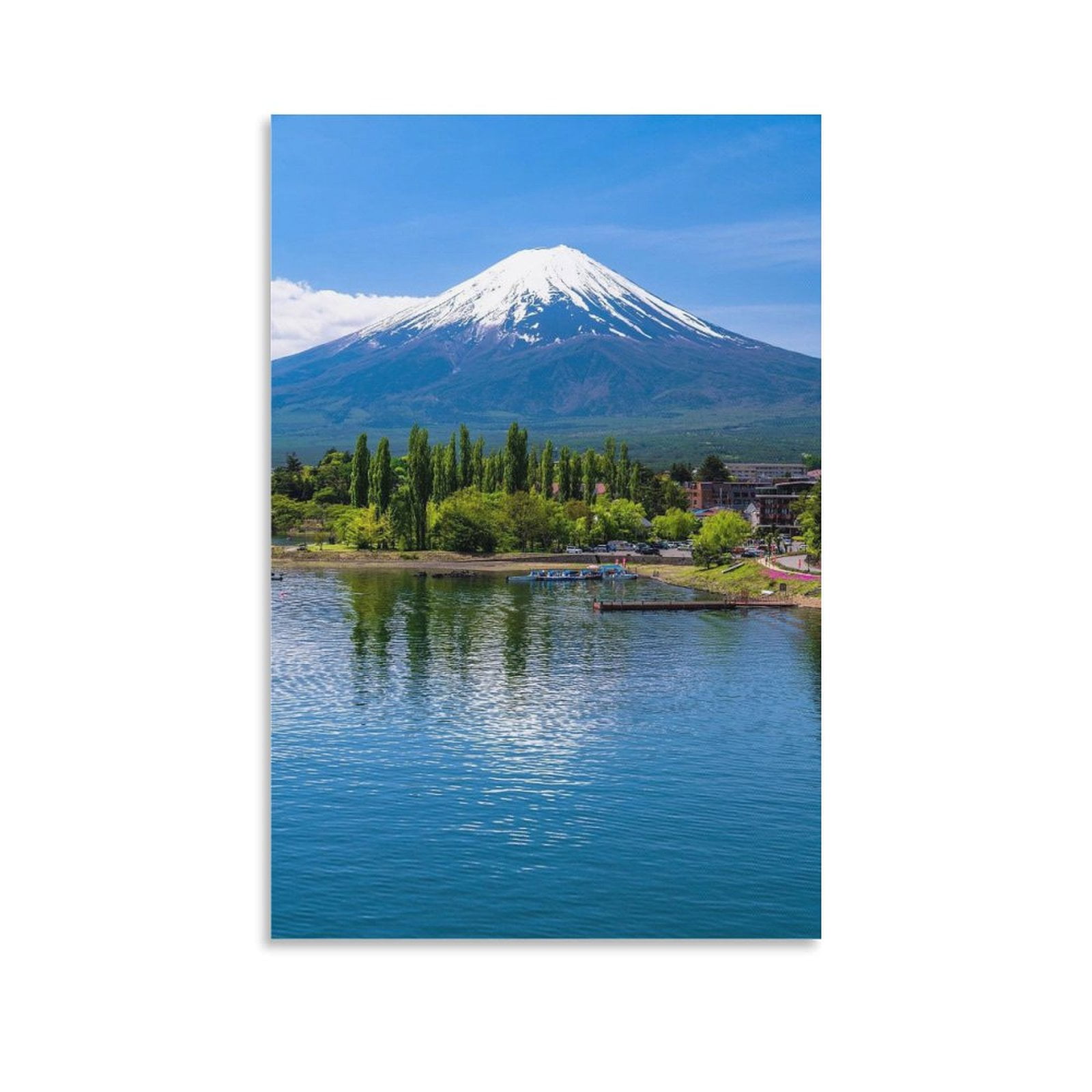 Mountain Fuji Wall Art Picture Painting Poster Canvas Print Posters ...
