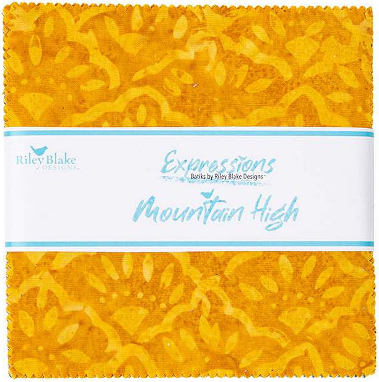 Mountain High Expressions Batiks Riley Blake Stacker; 42 - 5" Precut Fabric Quilt Squares ...