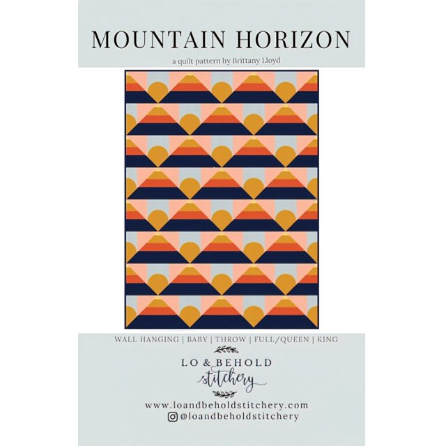 Mountain Horizon Quilt Pattern by Lo & Behold Stitchery - Walmart.com