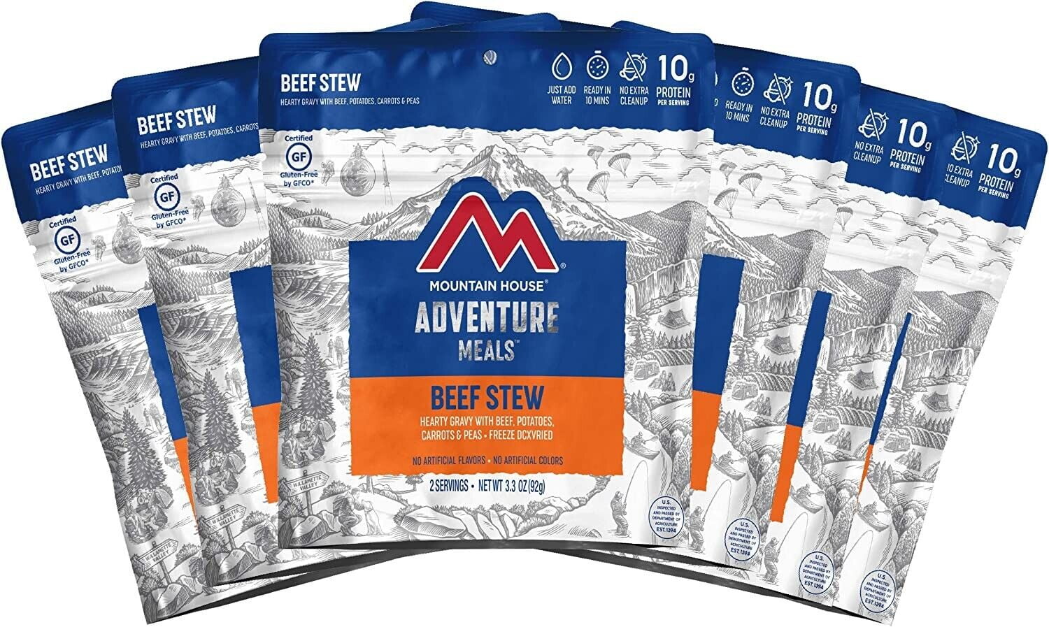 Free Shipping! Mountain House Beef Stew - Dehydrated Camping Food ...