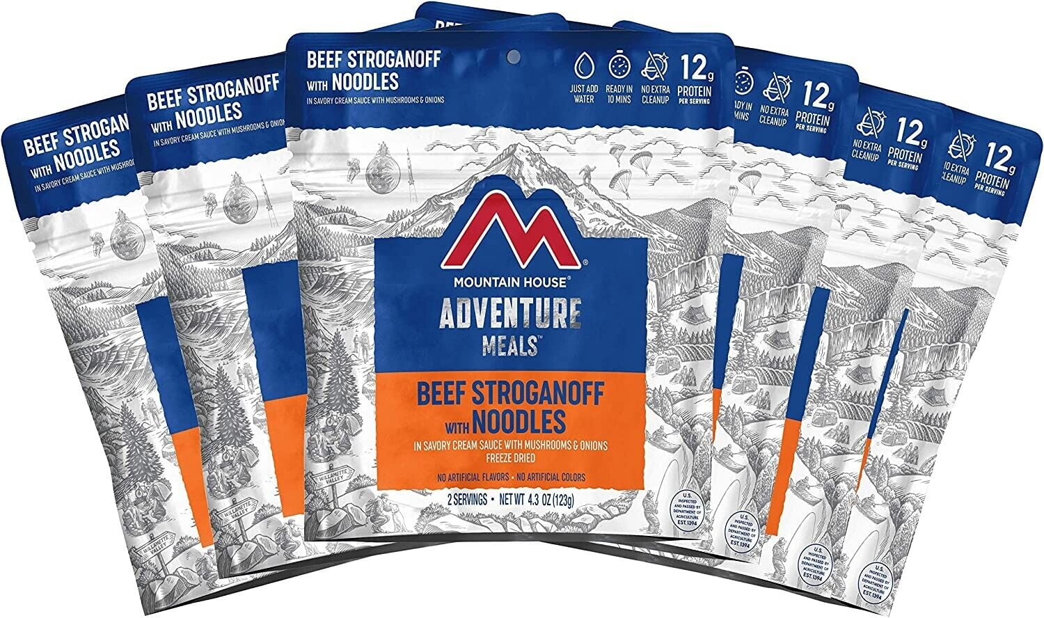 Mountain House Beef Stroganoff - Freeze Dried Meal for Camping ...
