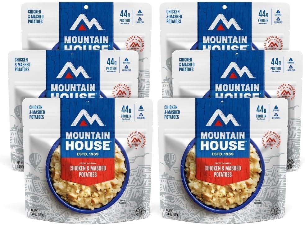 Mountain House Gluten-Free Chicken & Mashed Potatoes | Freeze-Dried ...
