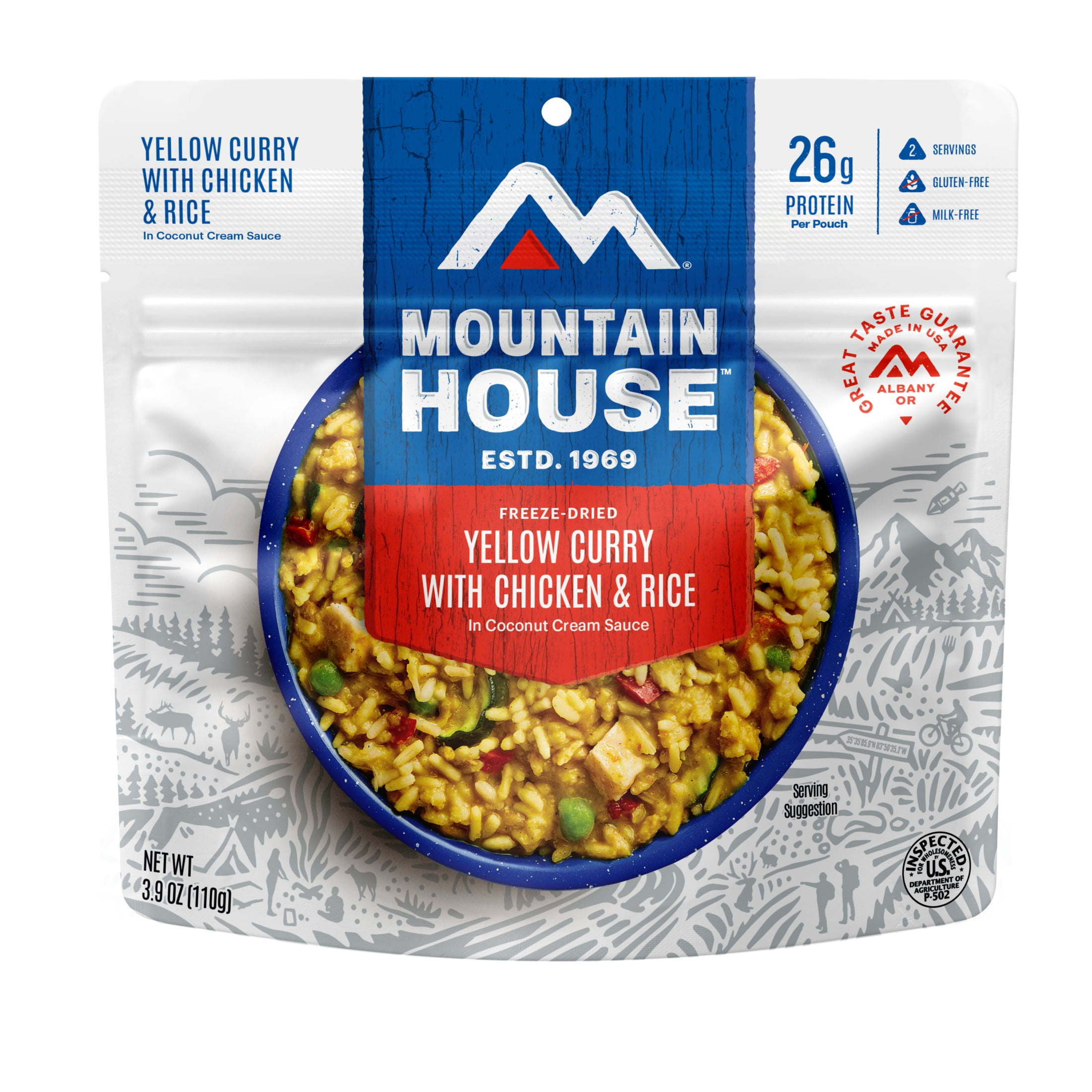 Mountain House Yellow Curry with Chicken, Freeze-Dried Camping ...