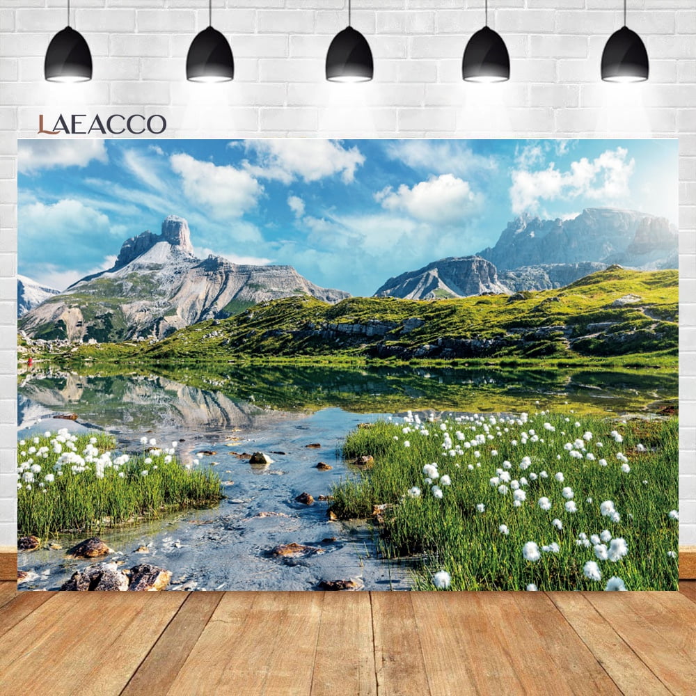 Mountain Lake Backdrop Banff National Park Scenery Forest Nature ...