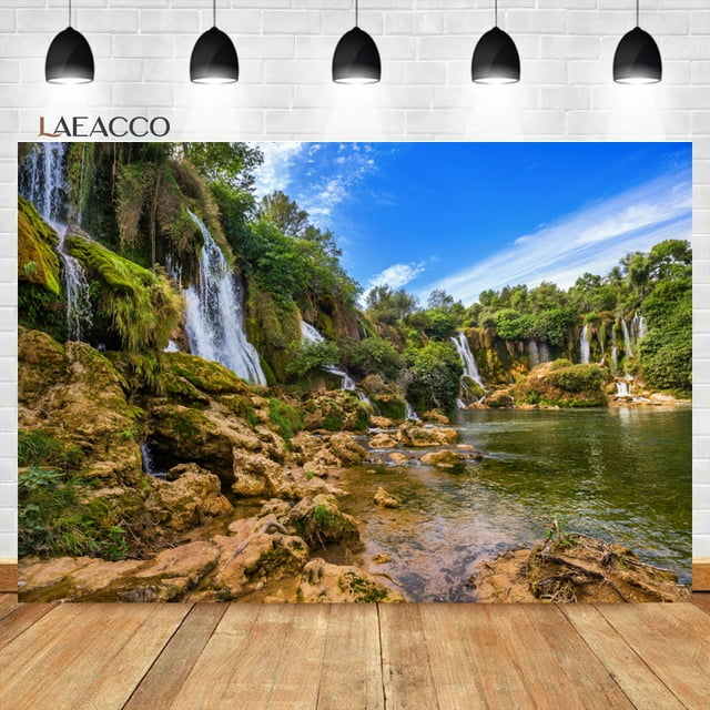 Mountain Lake Backdrop Banff National Park Scenery Forest Nature ...