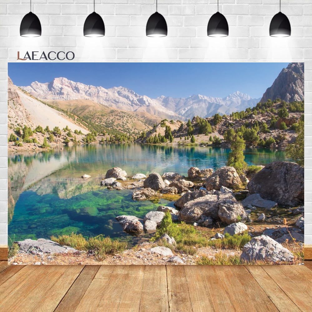 Mountain Lake Backdrop Banff National Park Scenery Forest Nature ...