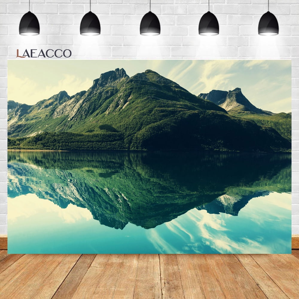 Mountain Lake Backdrop Banff National Park Scenery Forest Nature ...