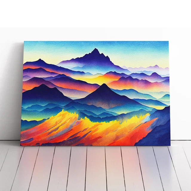 Mountain Landscape Vol.4 Abstract Wall Art Print Decor Art Home Decor ...