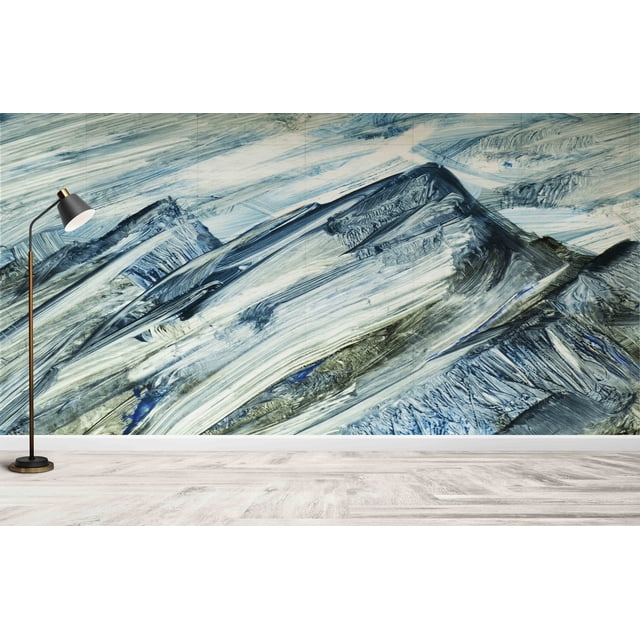 Mountain Landscape Wall Painting, Bright Wallpaper, 3d Wallpaper ...