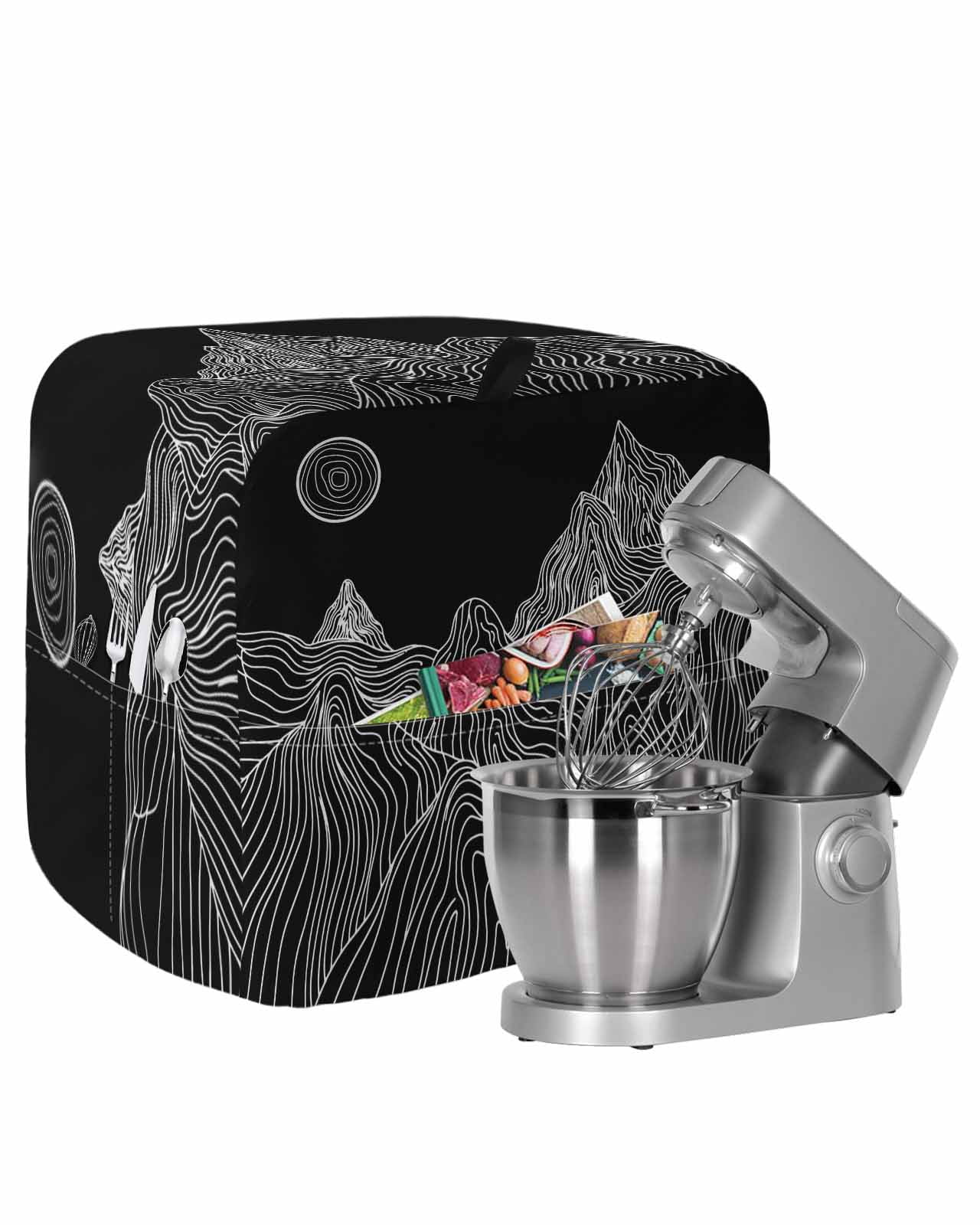 Mountain Line Stand Mixer Dust Cover with Storage Pocket & Handles ...