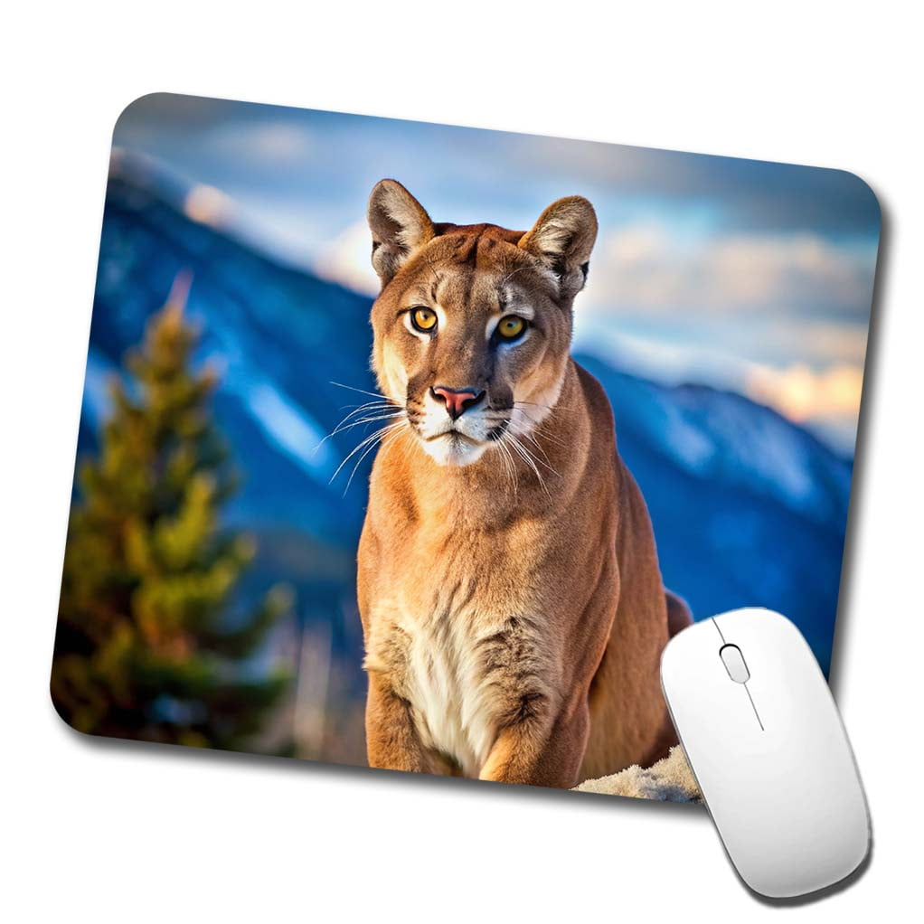 Mountain Lion Cougar Mouse Pad Low Profile Gaming Mat - Walmart.com