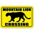 Mountain Lion Crossing Sign - Walmart.com