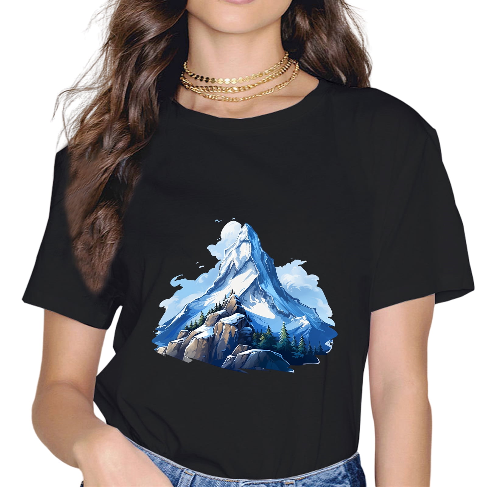 Mountain Lovers Snow Sking Vintage Retro Winter Sports T-Shirt ...
