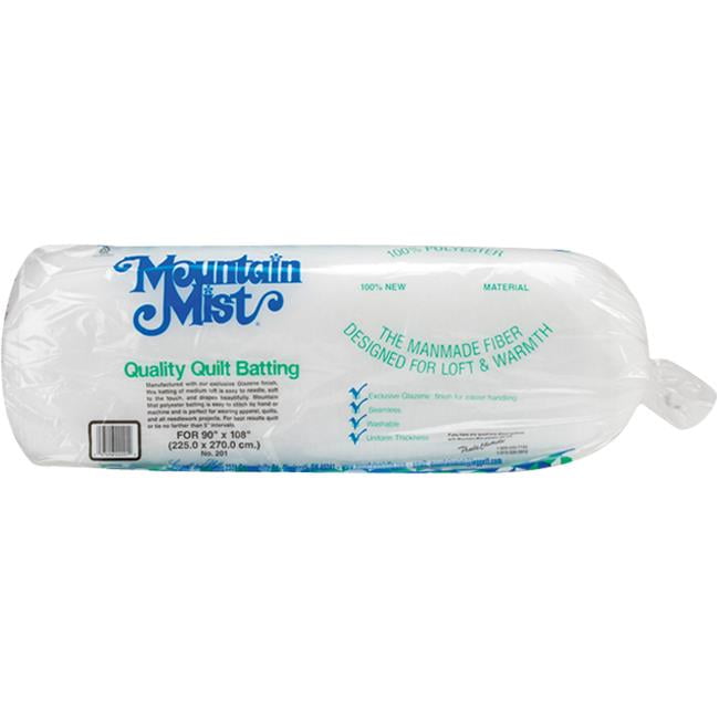 Mountain Mist Polyester Quilt Batting, Full 81-inch-by-96-inch ...