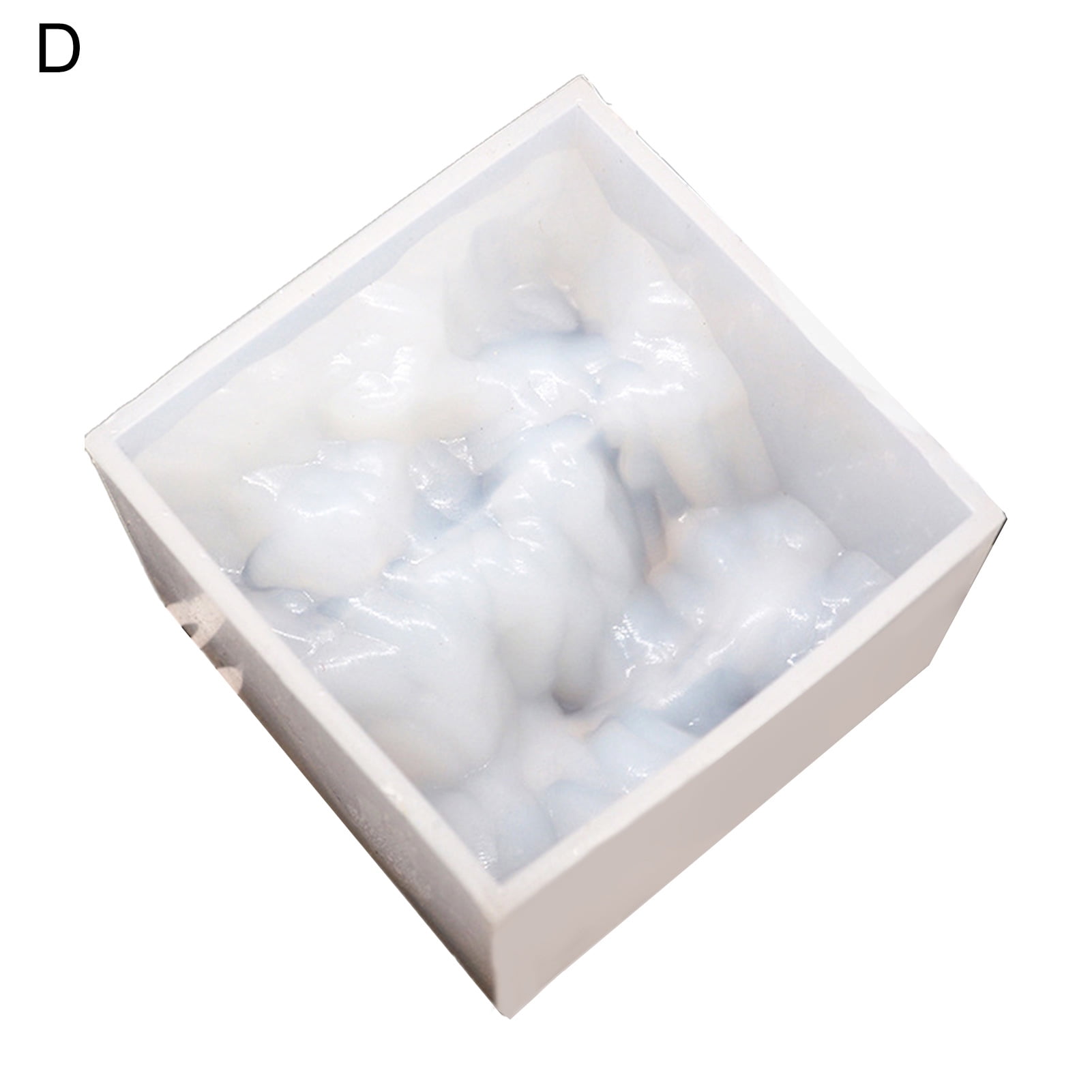 Mountain Mold Stubble Snow Mountain Silicone Mold Silicone Plastic U ...
