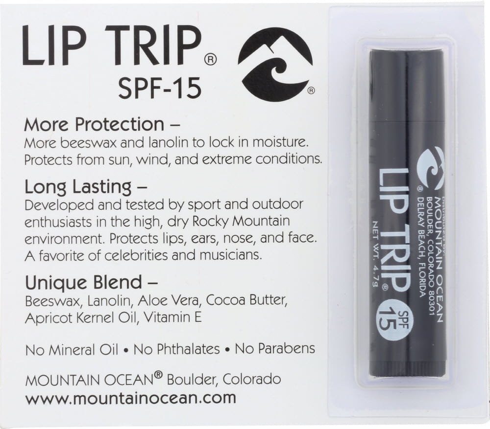 Mountain Ocean Lip Trip Spf 15 0.165 Ounce - Walmart.com