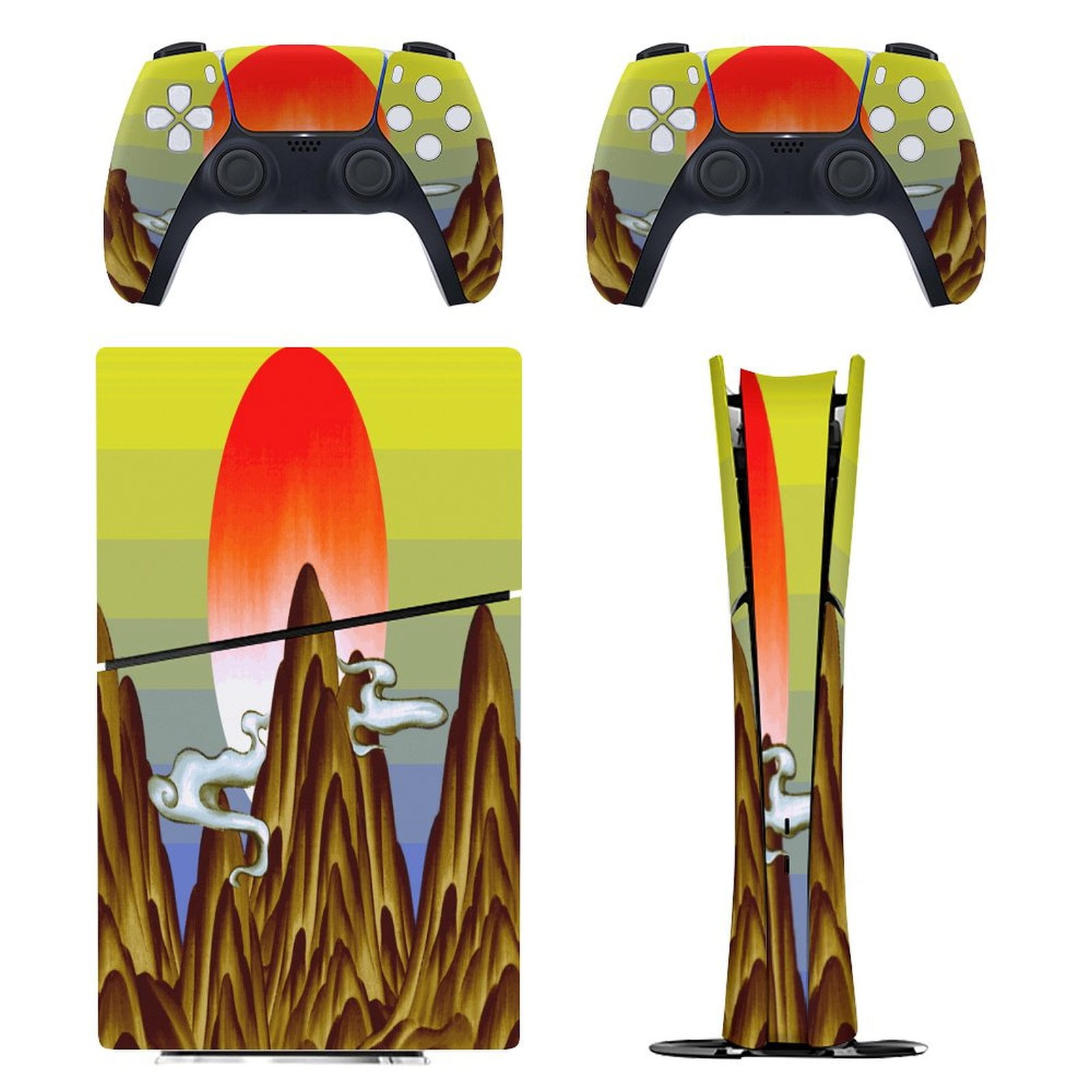 Mountain PS5/PS5 Slim Digital Disc Skin Sticker For Console And ...