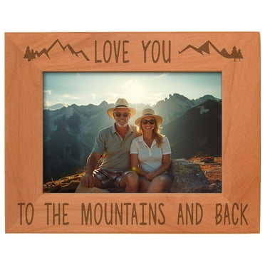 ThisWear Fishing Picture Frame My First Fish Frame Fish Gifts Wood ...