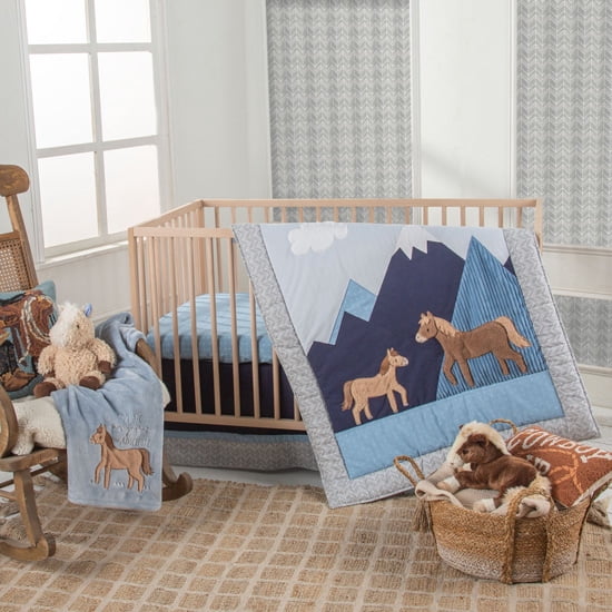 Mountain Pony Baby 3 Piece Crib Bedding Set - Walmart.com