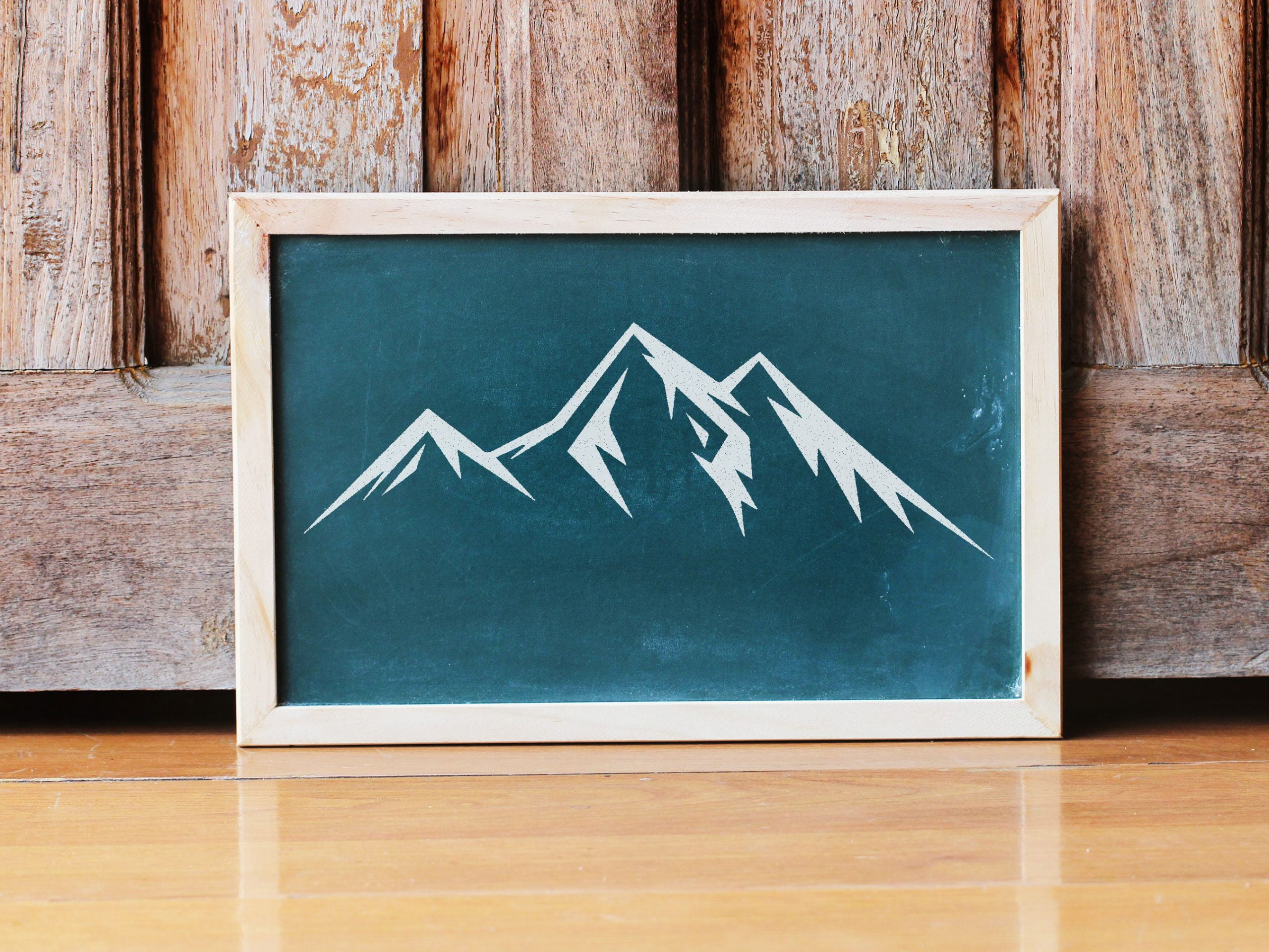 Mountain Range Stencil - Art and Wall Stencil (15"x45") - Walmart.com