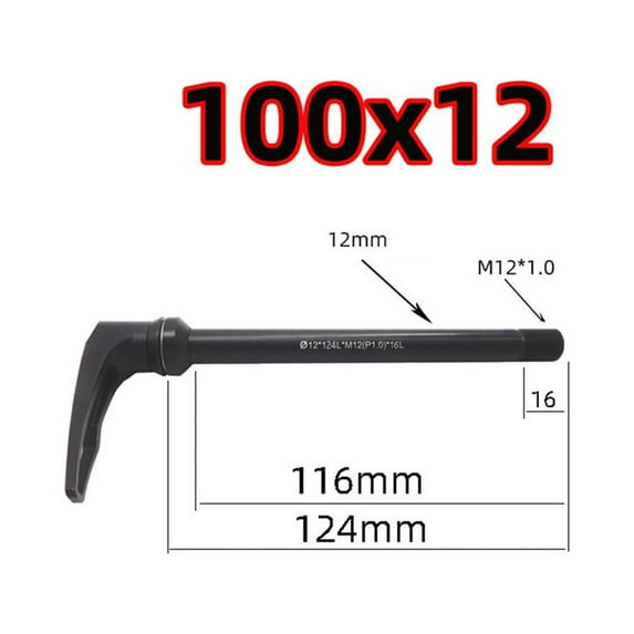 Mountain Road Bike Thru Axle 100/142/148X12Mm Quick Release Front Fork Shaft Skewer Bicycle Thru ...