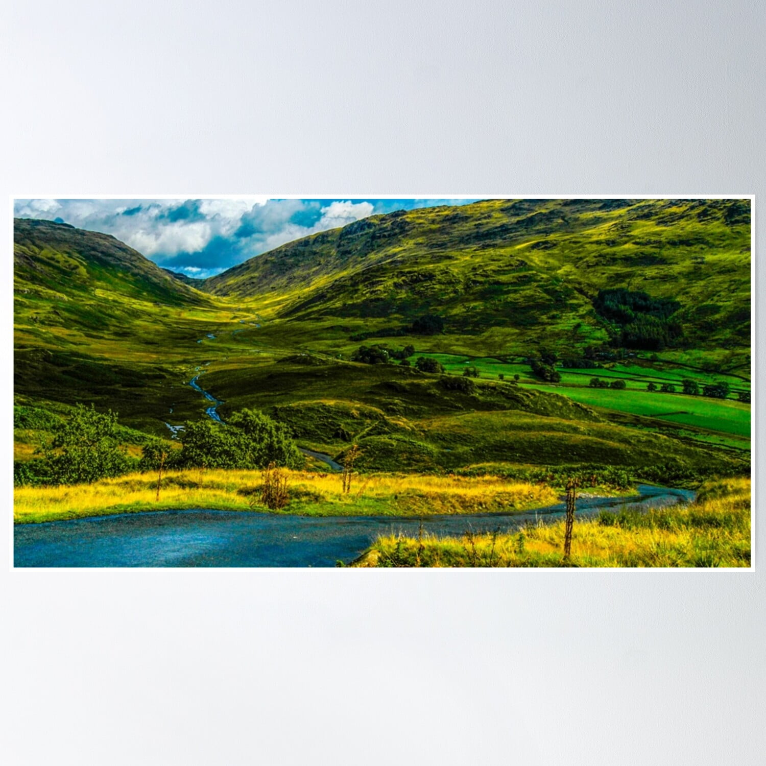 Mountain Road Panorama, Panoramic, Widescreen Nature Scene, Photo ...