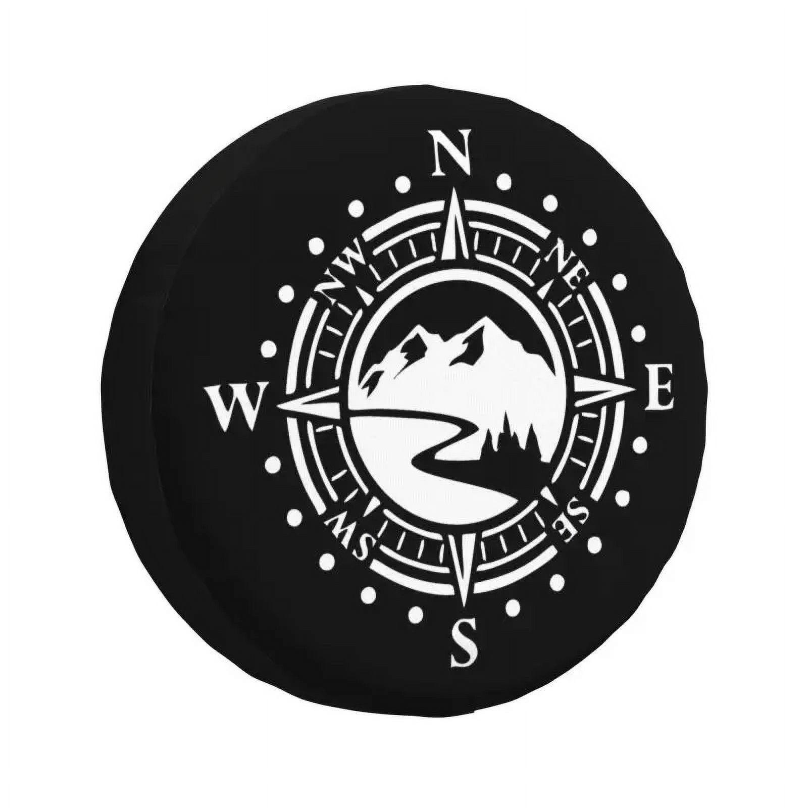 Mountain Road With Compass Spare Tire Cover for Hummer Navigation SUV ...