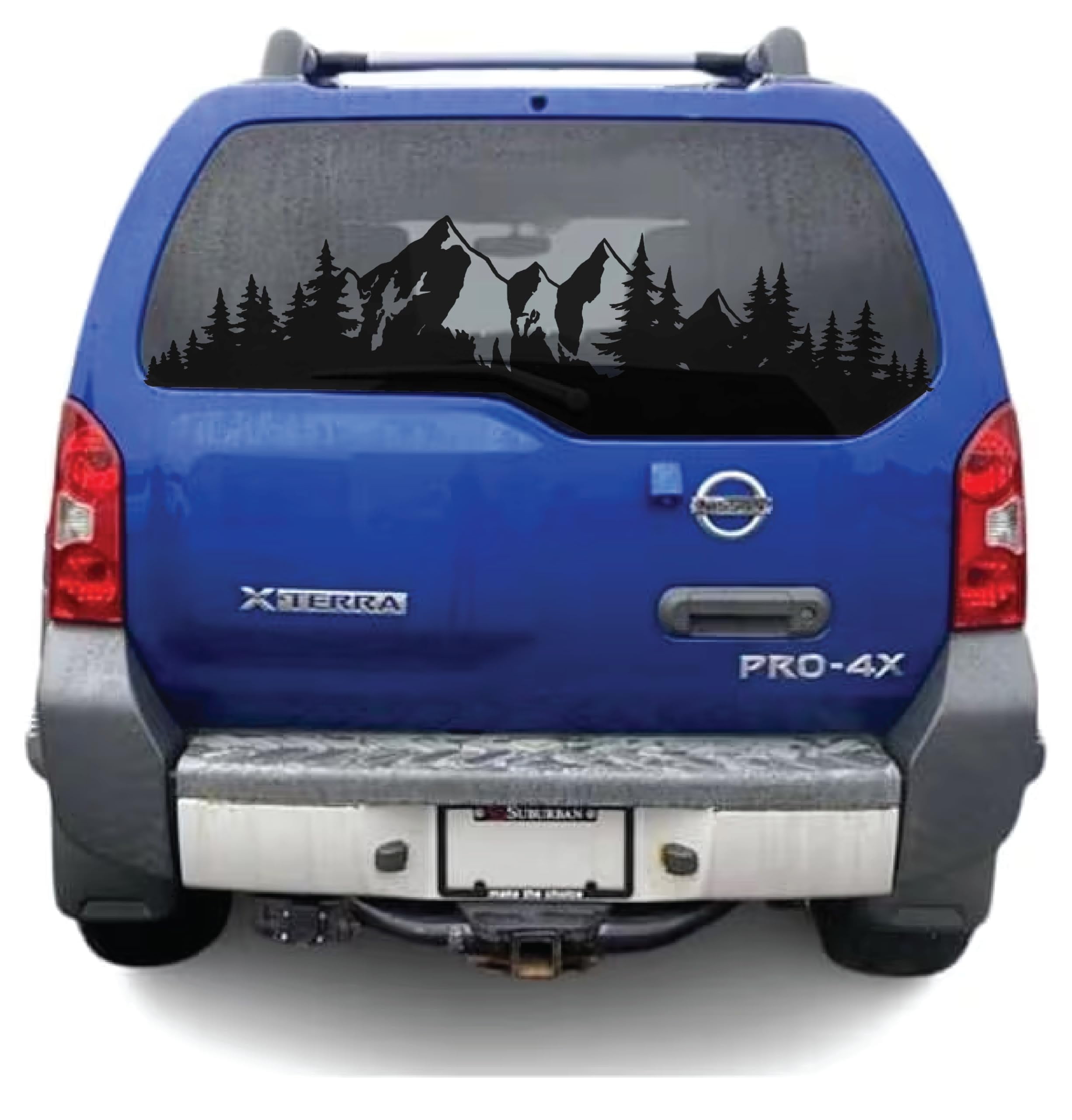 Mountain Scene Rear Window Vinyl Decal Sticker Compatible with and Fits ...