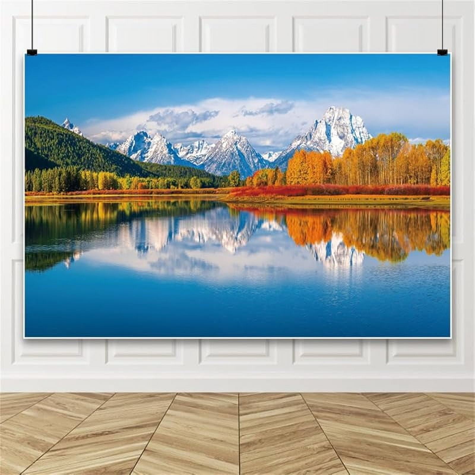 Mountain Scenery Backdrops for Photography Nature Lake Backdrops Sky ...