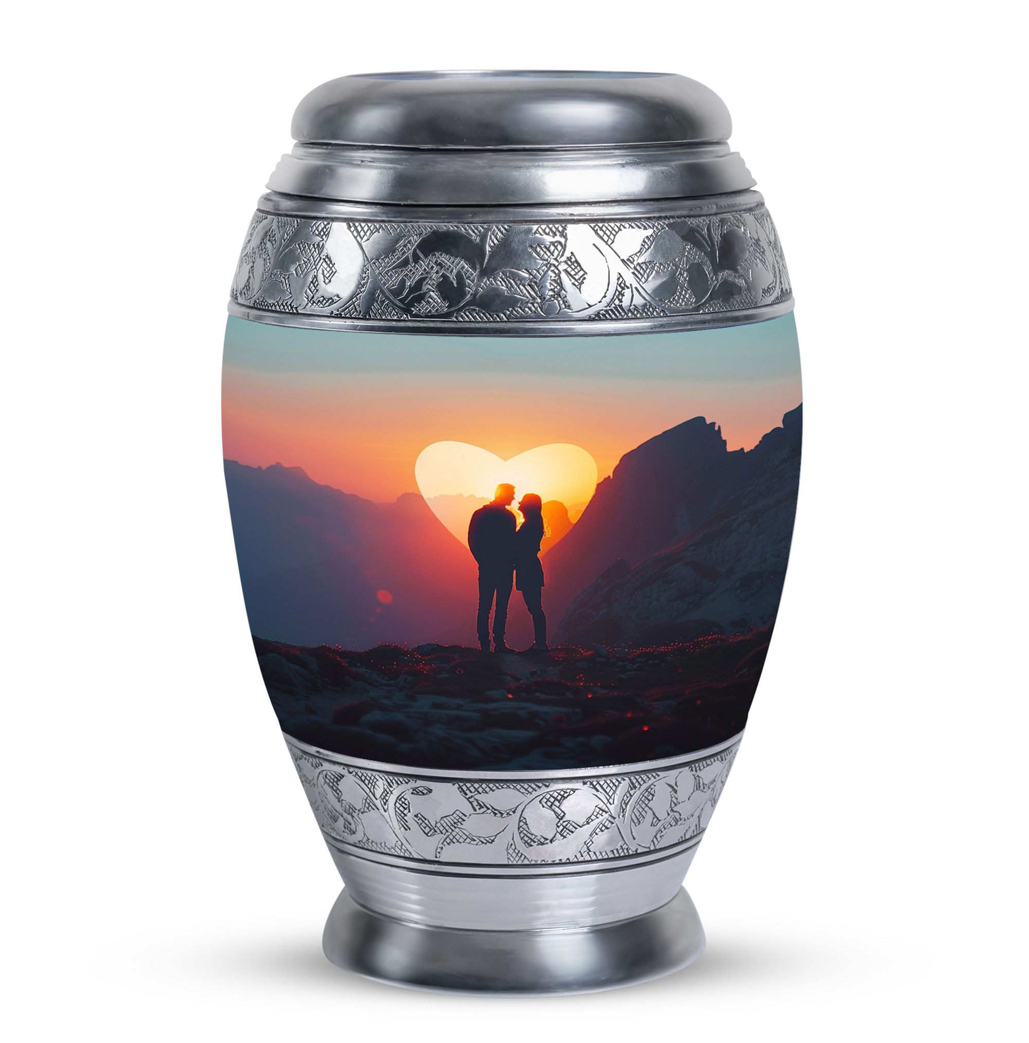 Mountain Small Cremation Urns For Human Ashes - Metal Urns For Human ...