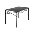 Mountain Summit Gear Heavy-Duty Roll-Top Camping Table, Large, Aluminum ...
