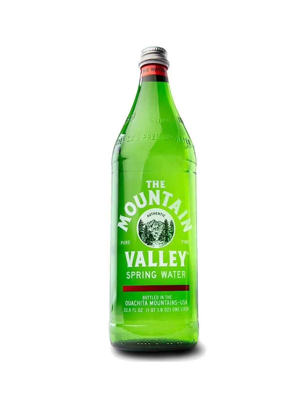 Mountain Valley Spring Water 1L Glass Bottle- Pack of 12 - Walmart.com