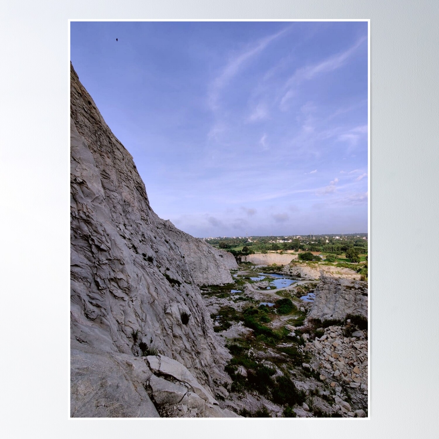 Mountain View Design Poster Wall Art, Modern Wall Decor, 12x18 UNFRAMED ...