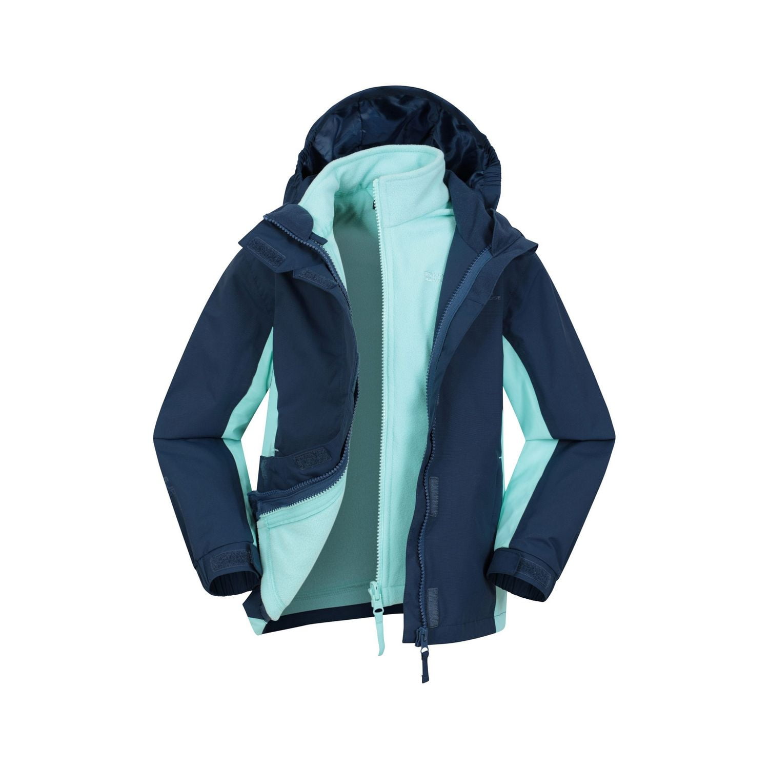 Mountain Warehouse Boys/Girls Lightning 3 in 1 Waterproof Jacket ...