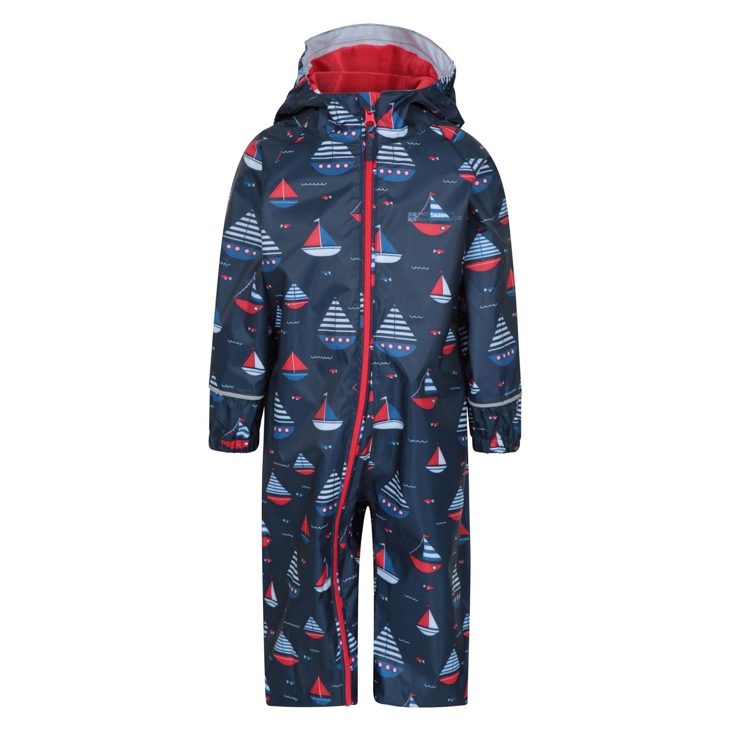 Mountain Warehouse Boys/Girls Puddle Printed Waterproof Rain Suit ...