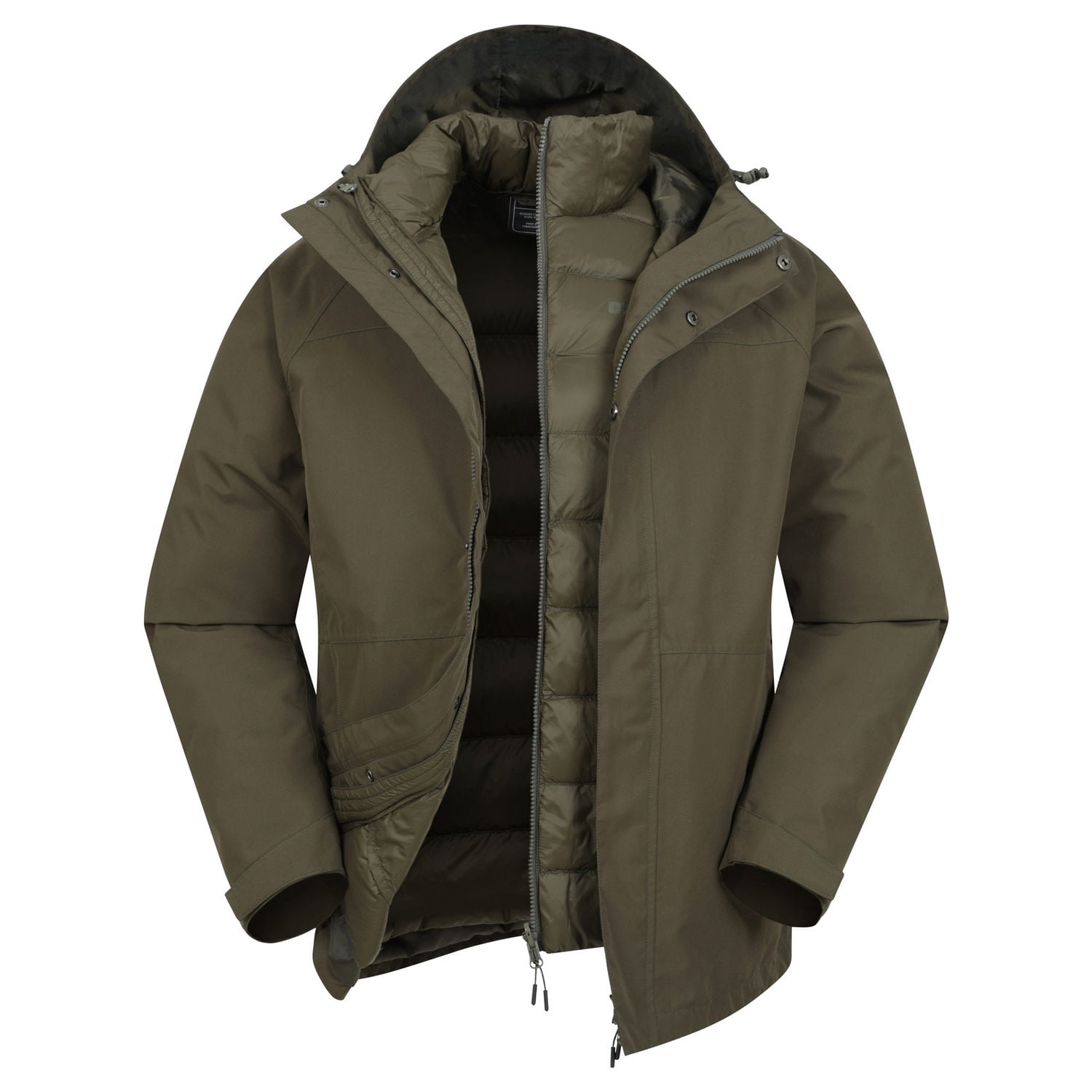 Mountain Warehouse Mens Alaskan 3 in 1 Waterproof Jacket - Walmart.com