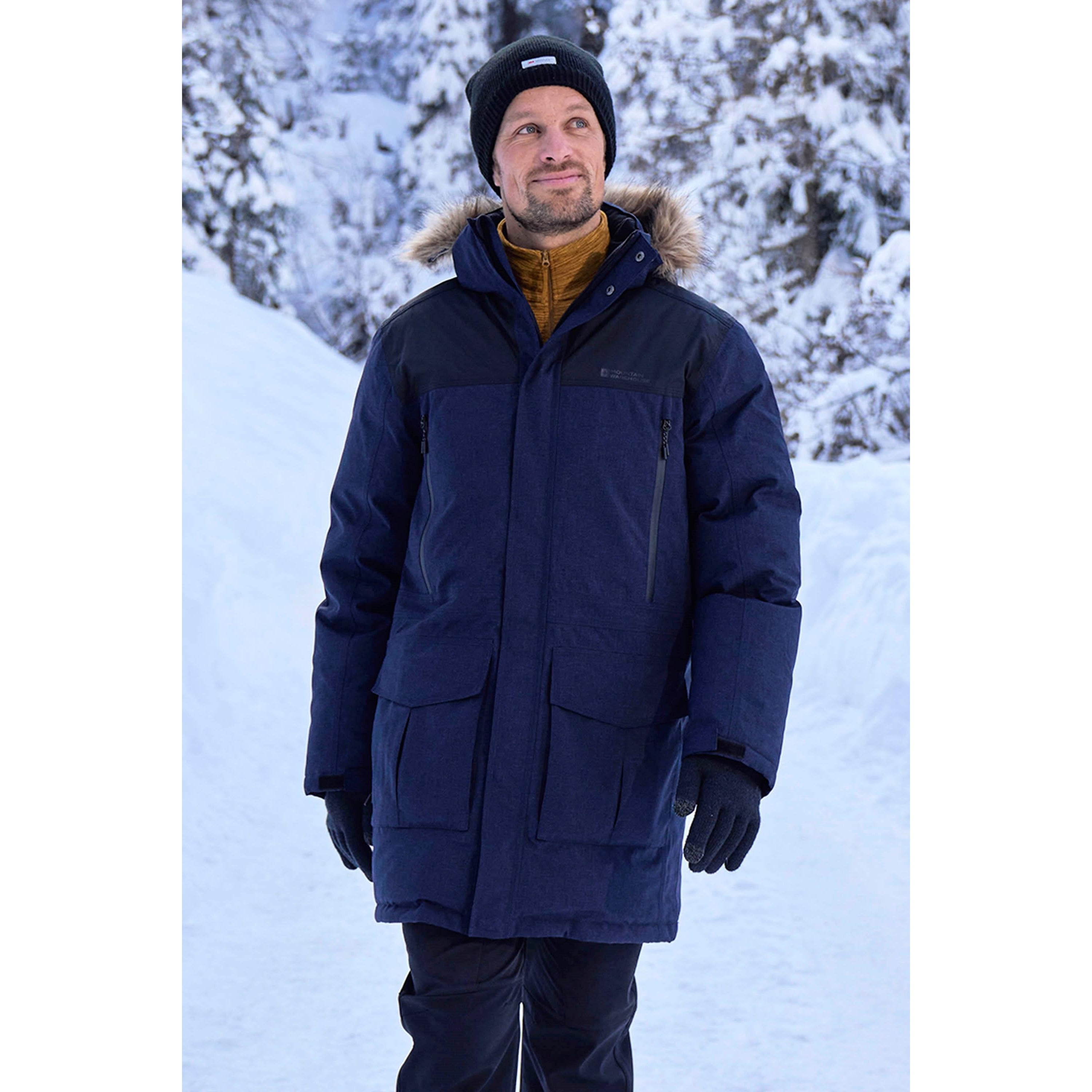 Mountain Warehouse Mens Antarctic Extreme Camo Down Waterproof Jacket ...