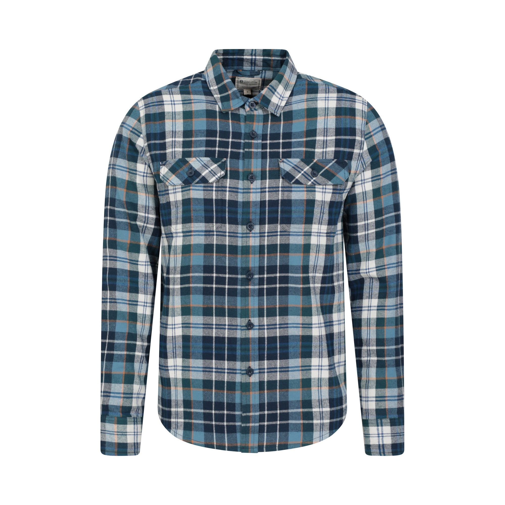 Mountain Warehouse Mens Trace Flannel Long-Sleeved Shirt - Walmart.com