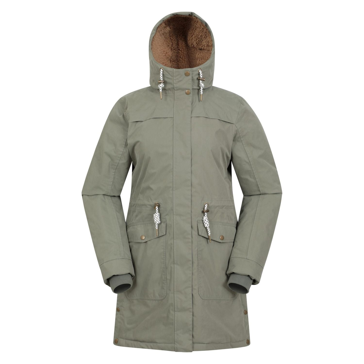 Mountain Warehouse Womens Acorn Waterproof Borg Lined Padded Parka ...
