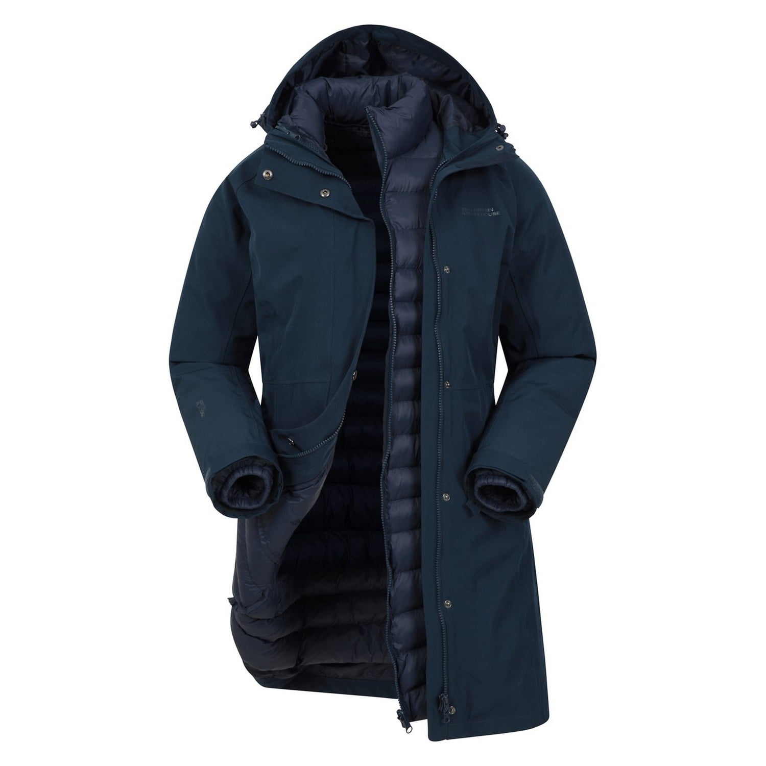 Mountain Warehouse Womens Alaskan Long 3 in 1 Jacket - Walmart.com