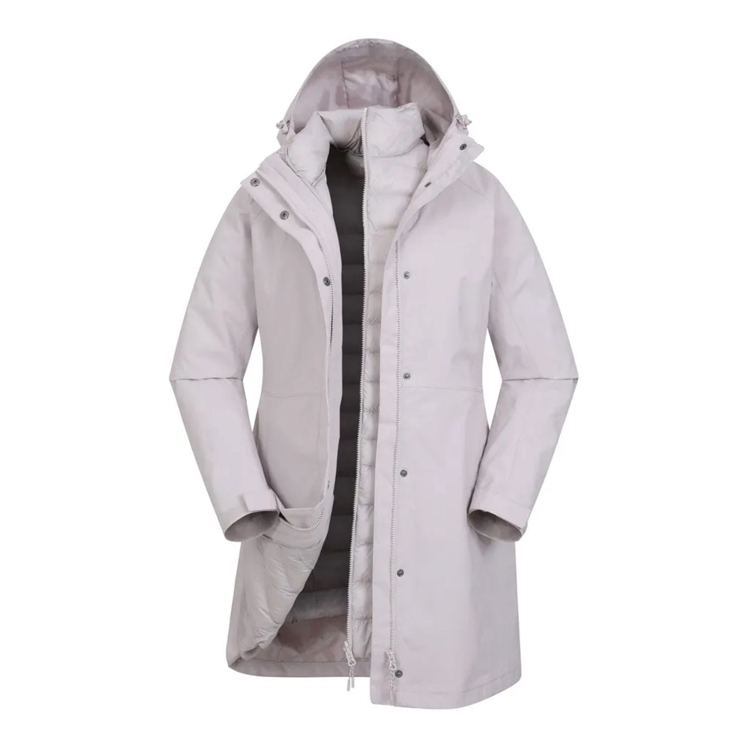 Mountain Warehouse Womens Alaskan Long 3 in 1 Jacket - Walmart.com