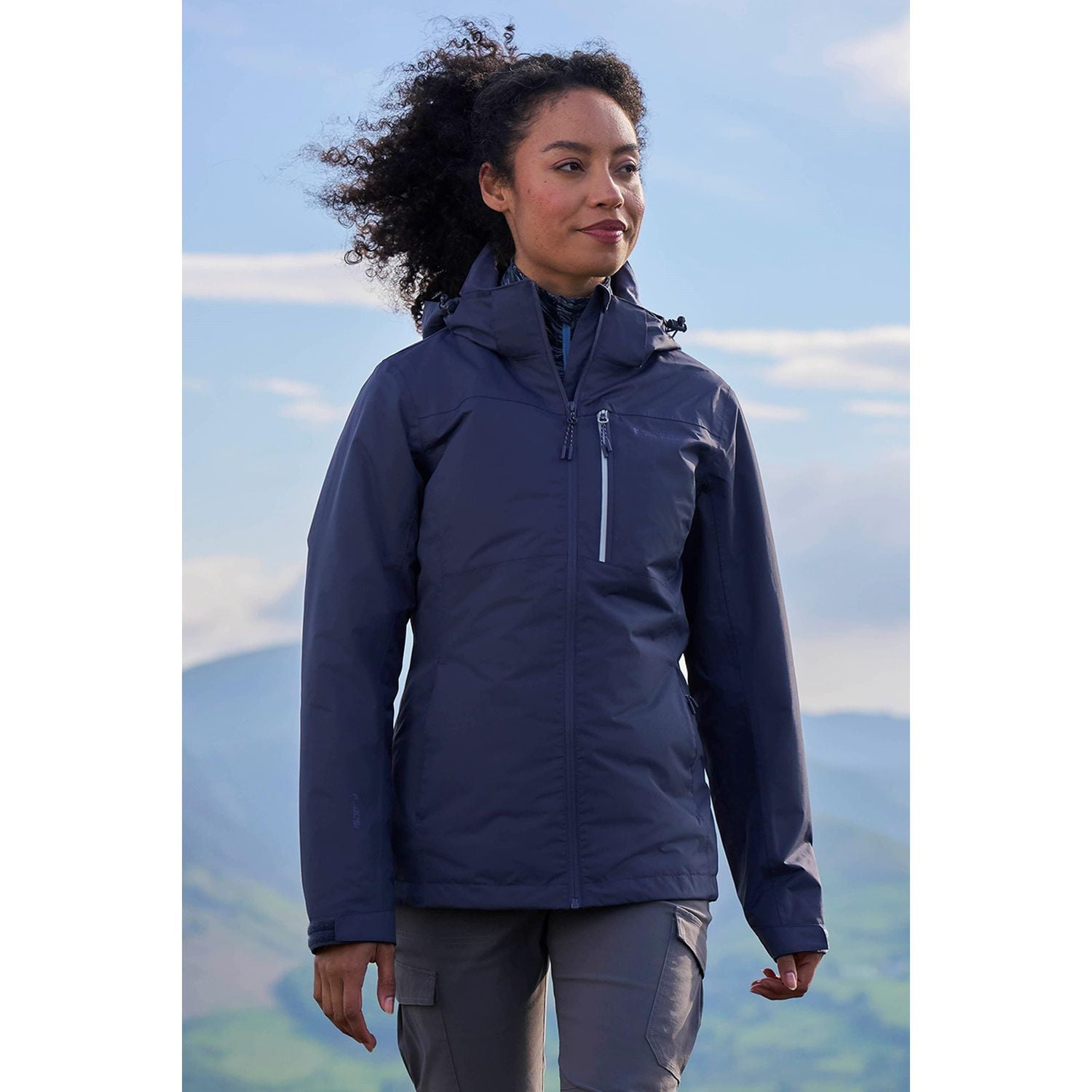 Mountain Warehouse Womens Rainforest II Extreme Waterproof Jacket ...